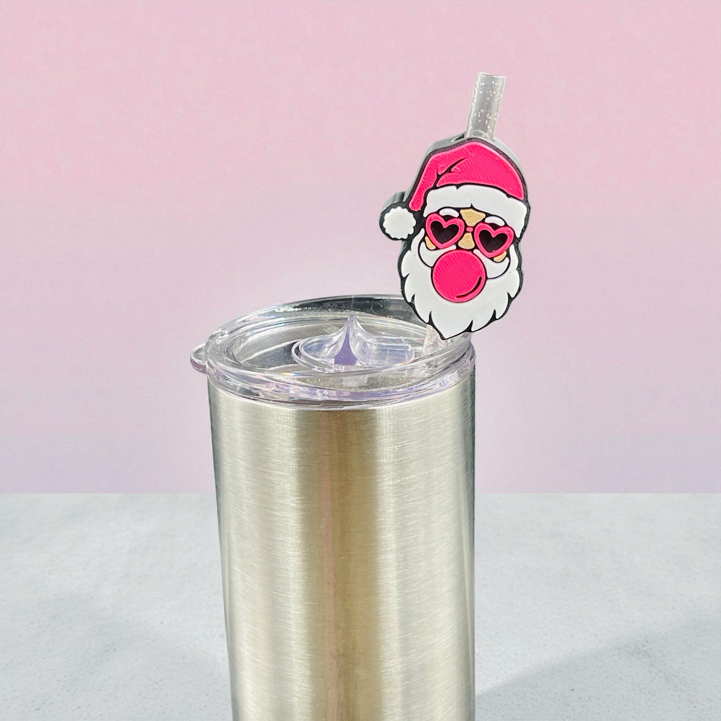 Santa Pop Straw Topper (2025) – Tumbler Shields 🛡